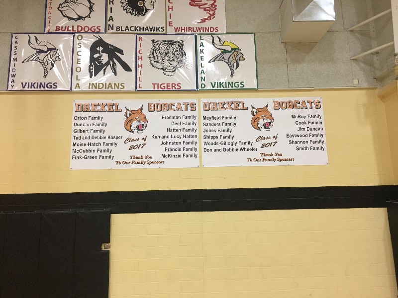 Drexel R-IV School District - Booster Club Sponsorship Banners